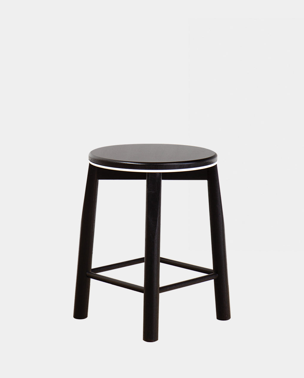 Solid timber Crop bar stool in Ebony Stain – Relm Furniture